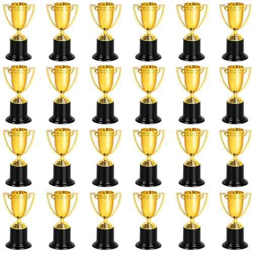 ZZYFGH Mini Gold Award Trophy Cup for Kids and Adults, 4 Inch Plastic ...