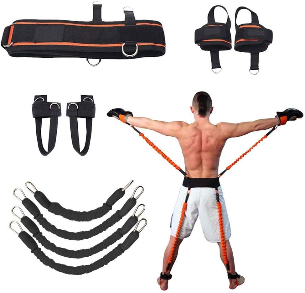 Speed and Agility Resistance Bands Trainer for Vertical Jump Squat Box ...