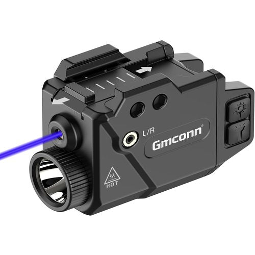 Gmconn 800 Lumens Pistol Light and Green Red Blue Laser Combo, Tactica ...