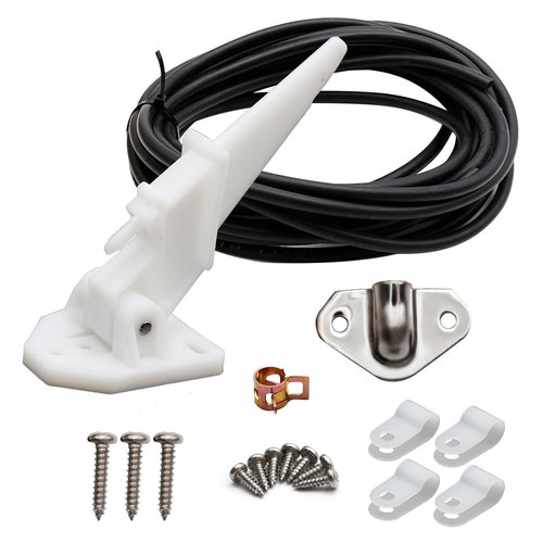 UOIENRT Marine Boat Speedometer Pitot Kit with 20 FT PVC Tubing Automa ...