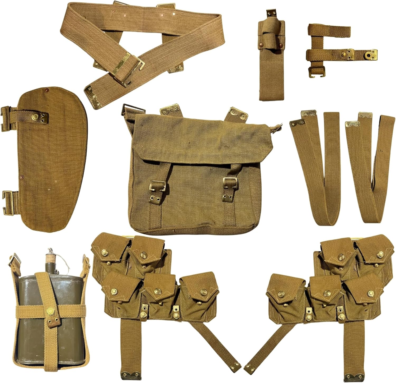 warreplica WWI British P08 Webbing Set (Full Set) Reproduction, Durabl ...